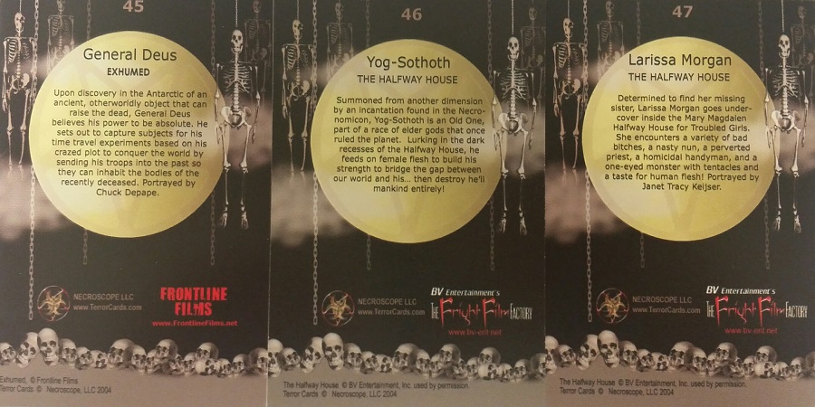 Terror Cards – Retro Collectible Review – Horror And Sons